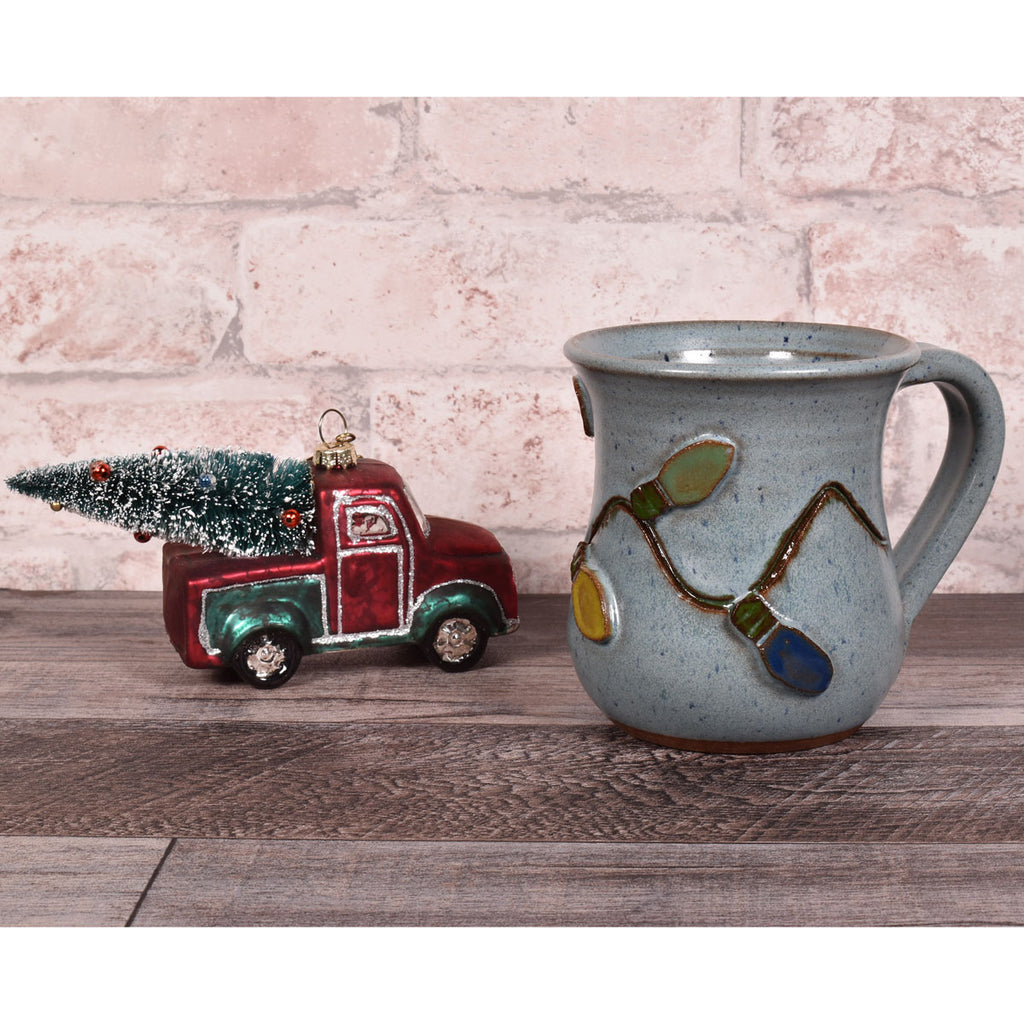 Christmas Lights Coffee Mug by MudWorks Pottery, Handmade in the USA ...