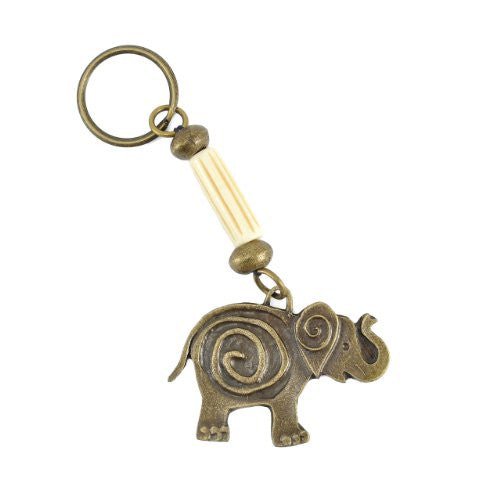 South African Fair Trade Funky Elephant Brass Key Ring – The Barrington ...