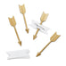 Beehive Handmade Arrow Cheese Markers, Set of 4, Brass – The Barrington ...