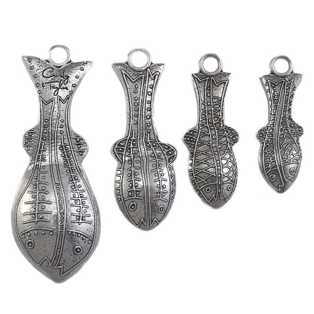 Crosby & Taylor MS1 Fish Pewter Measuring Spoons – The Barrington Garage