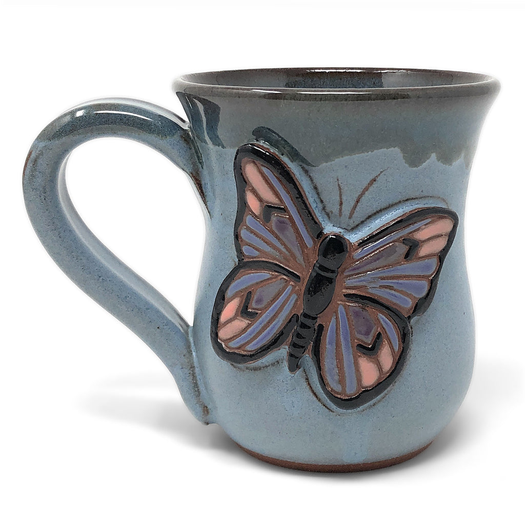 MudWorks Pottery Carved Butterfly Mug – The Barrington Garage