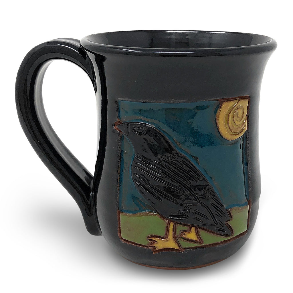 MudWorks Pottery Special Edition Raven Mug – The Barrington Garage
