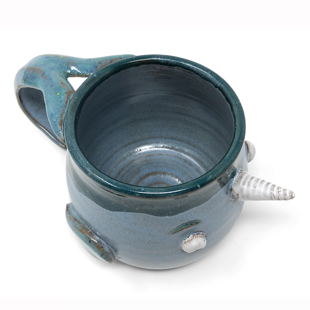 MudWorks Pottery Ned the Narwhal Mug – The Barrington Garage