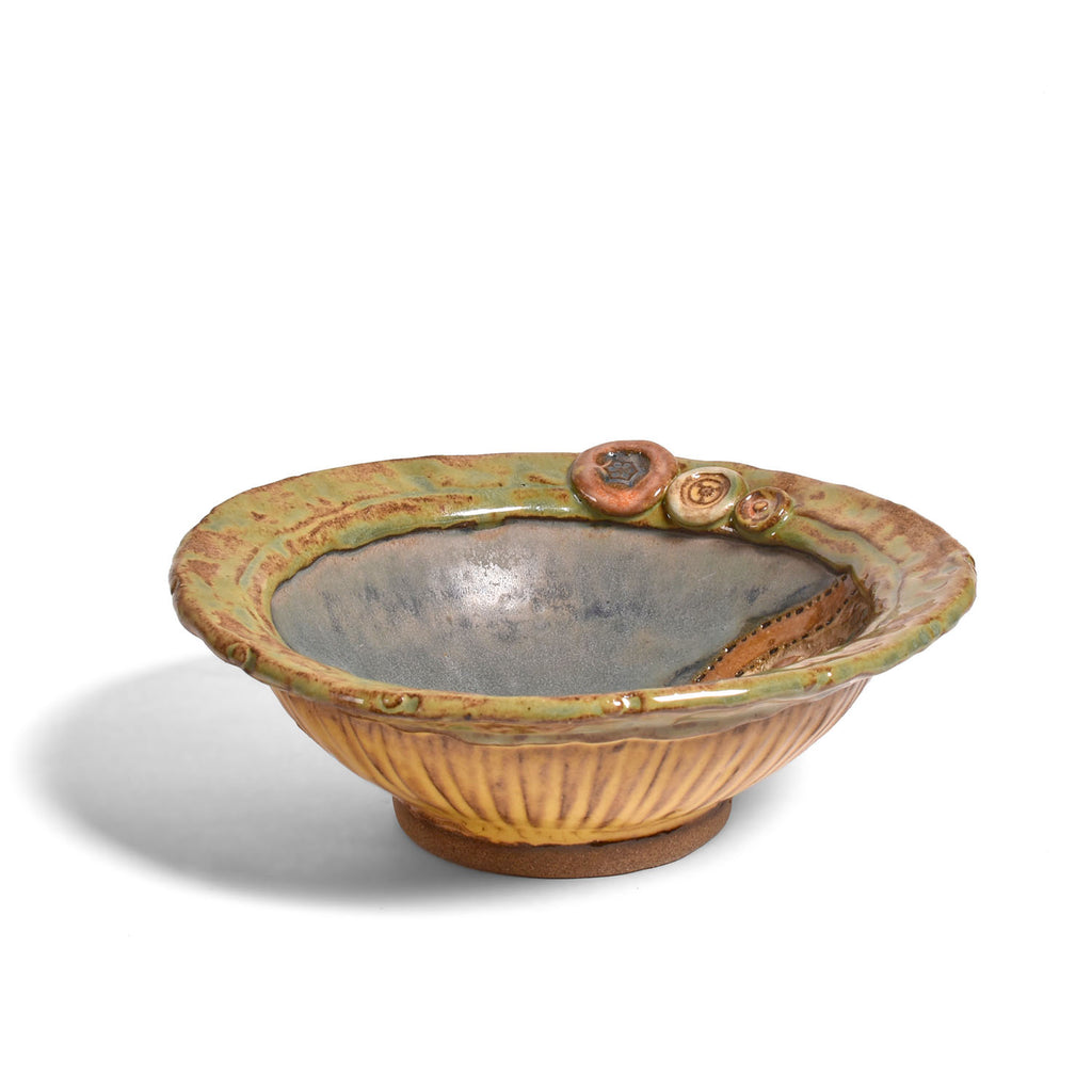 Lynette 7-1/2" Round Bowl by Laurie Pollpeter Eskenazi, Handmade Ameri ...