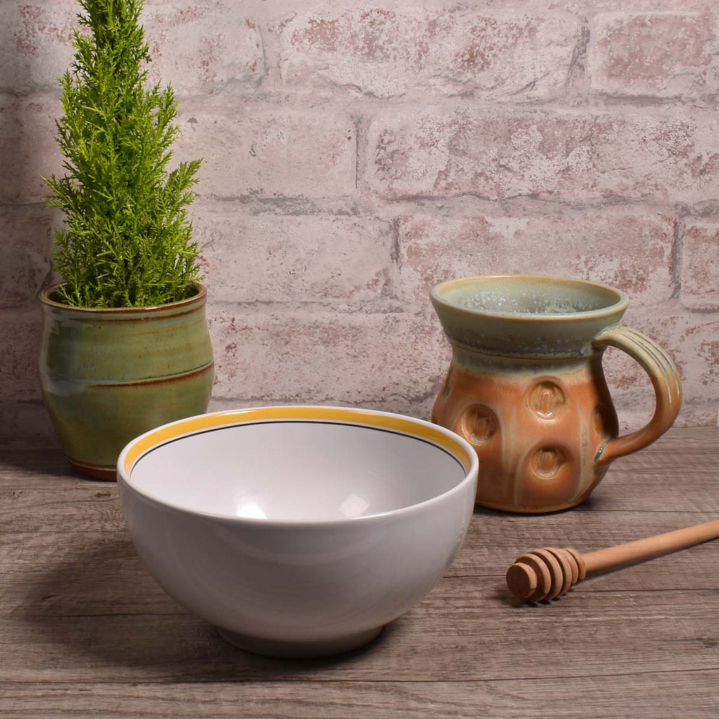 Mary Lake-Thompson Good Morning Honey Bee 5-3/4" Ceramic Cereal Bowl ...
