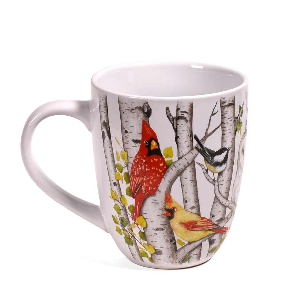 Mary Lake-Thompson Winter Birds 16-ounce Stoneware Mug – The Barrington ...